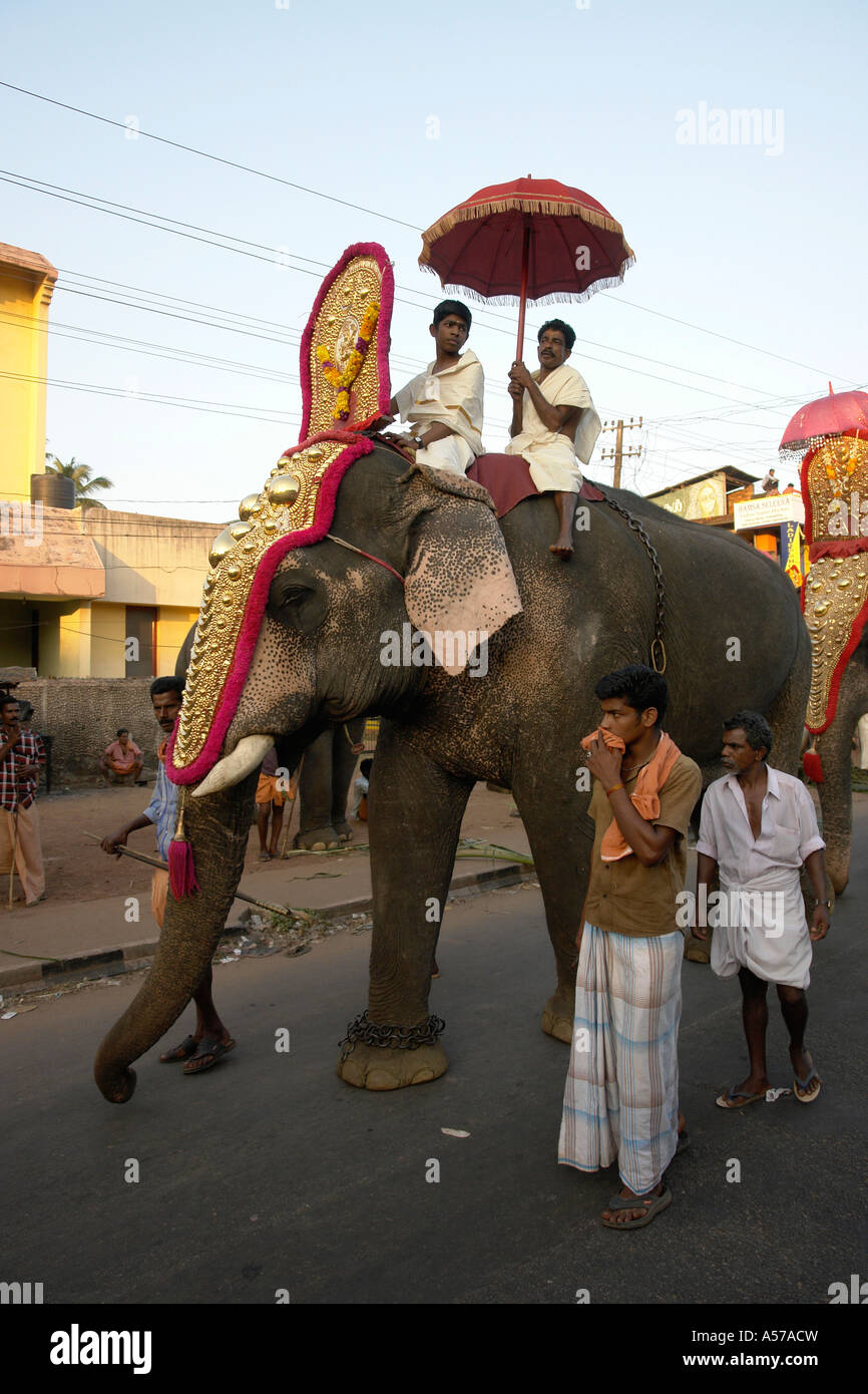 Painet jc3095 india elephant festival kerala transport country ...