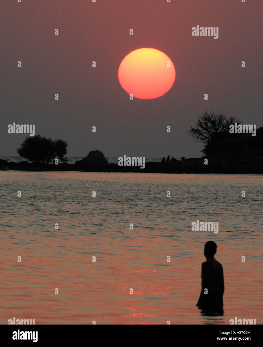 jc3162 india sunset palolem goa 20060201 5 landscape sun tourism Stock ...