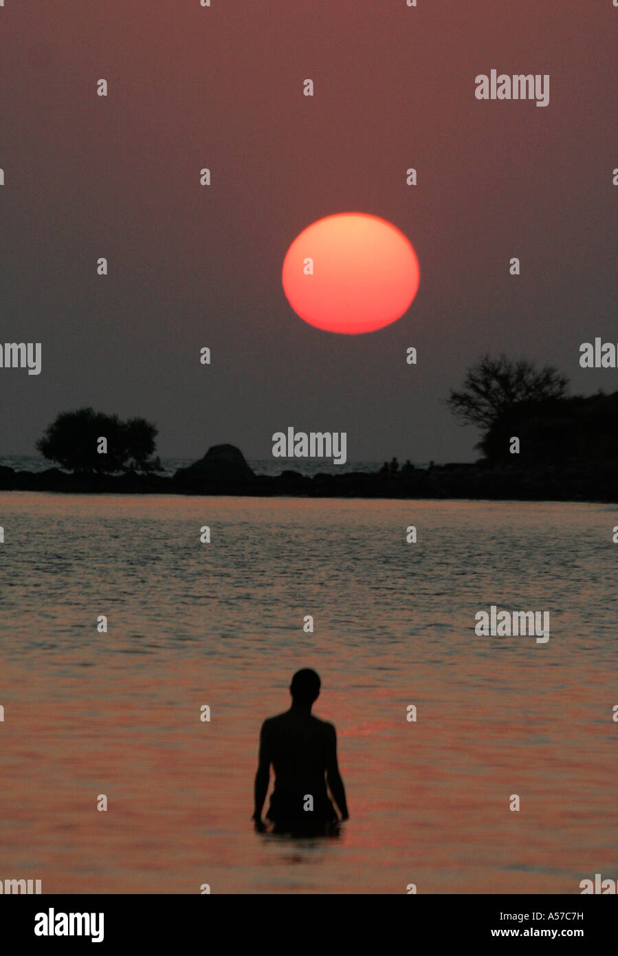 jc3163 india sunset palolem goa 20060201 5 landscape sun tourism Stock ...