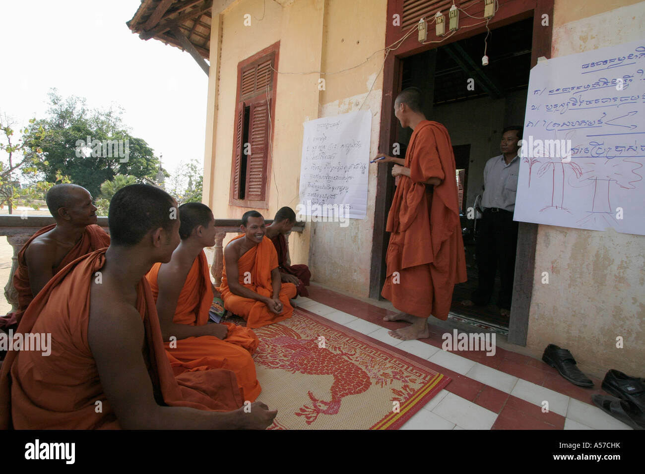 Buddhist laymen hi-res stock photography and images - Alamy