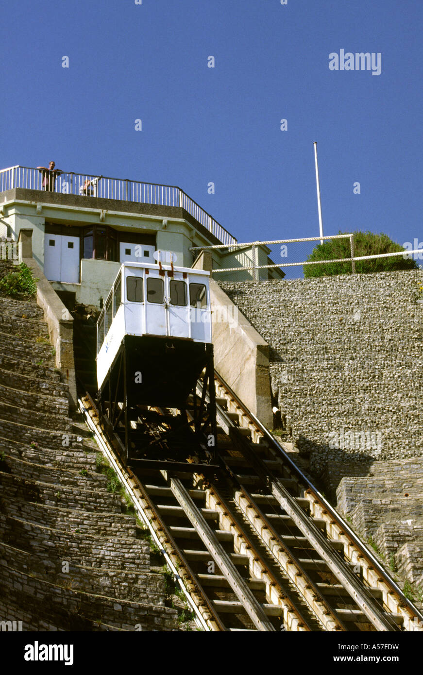 West cliff lift bournemouth hi-res stock photography and images - Alamy