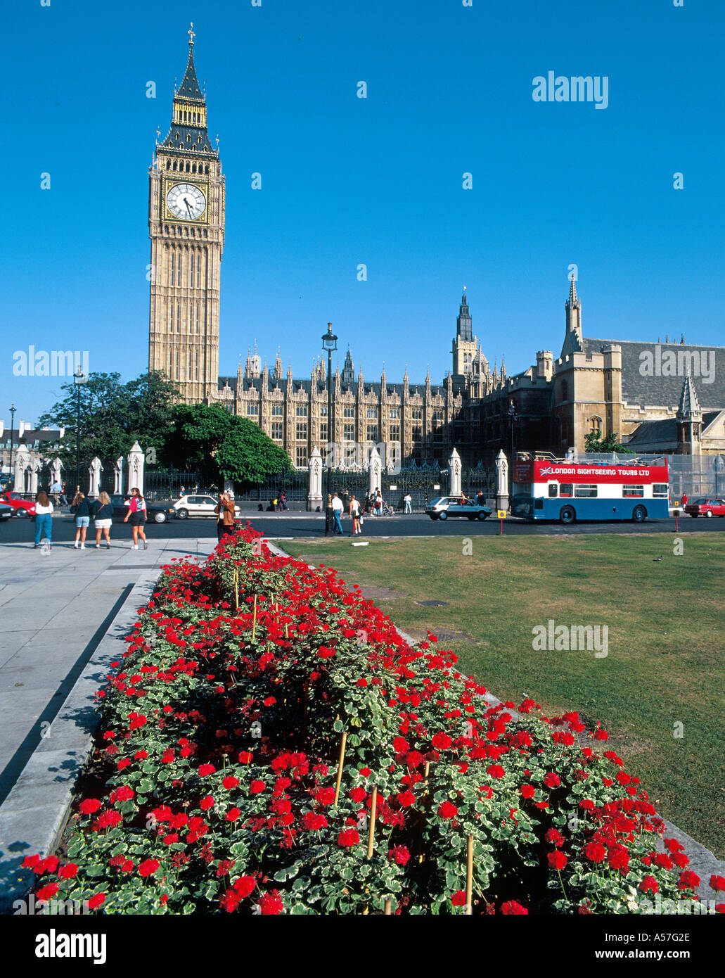 Houses of Parliament and Big Ben, London, England, taken in 1991 Stock ...