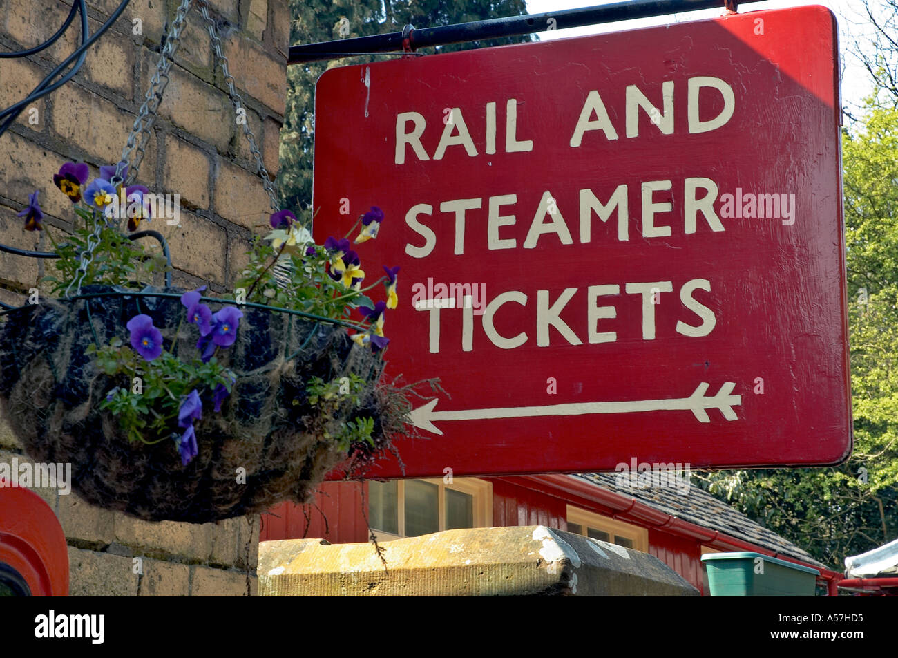 Lakeside railway station sign hi-res stock photography and images - Alamy