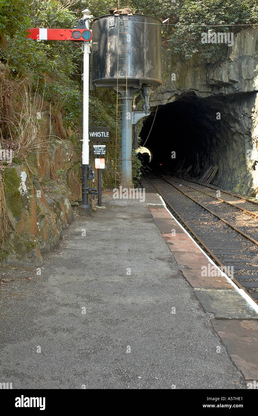 Railway Station Signal Stock Photo - Alamy