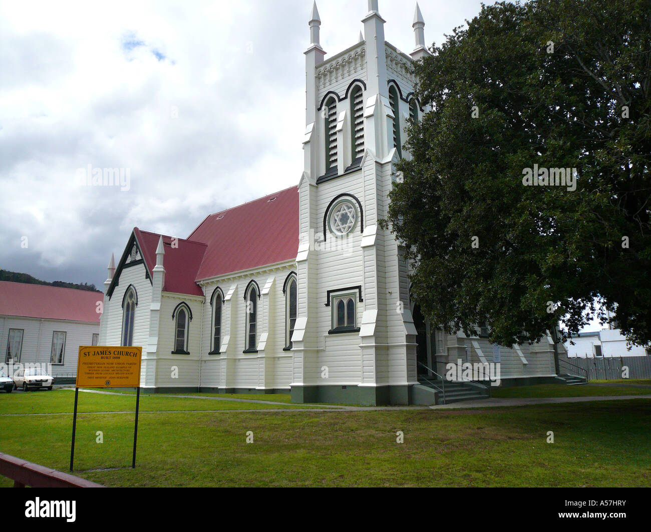 New Zealand church Stock Photo - Alamy