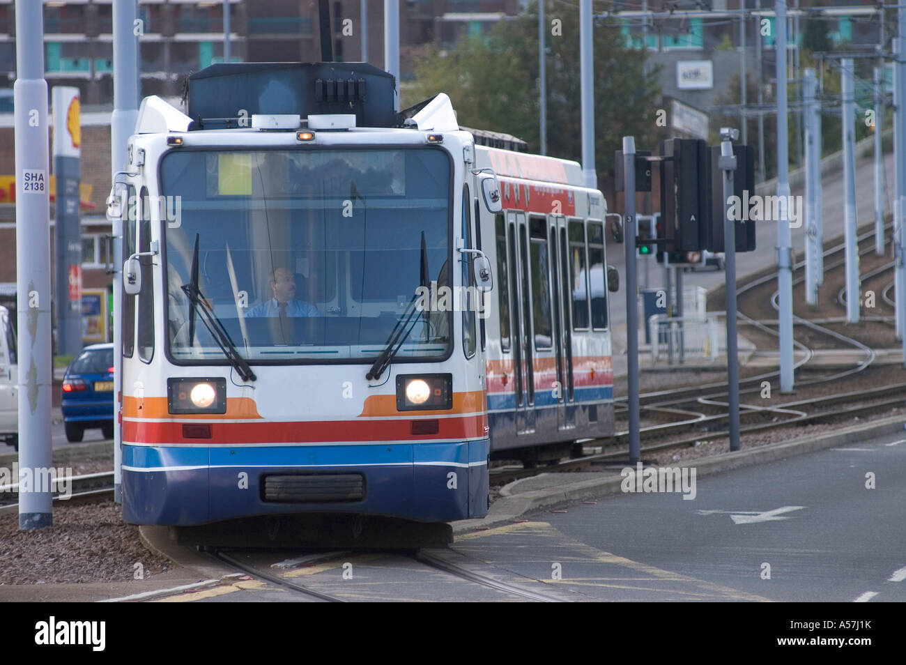Supertram, Sheffield England Stock Photo - Alamy