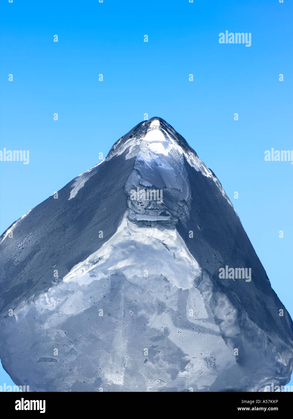 Ice block with mountain background hi-res stock photography and images ...