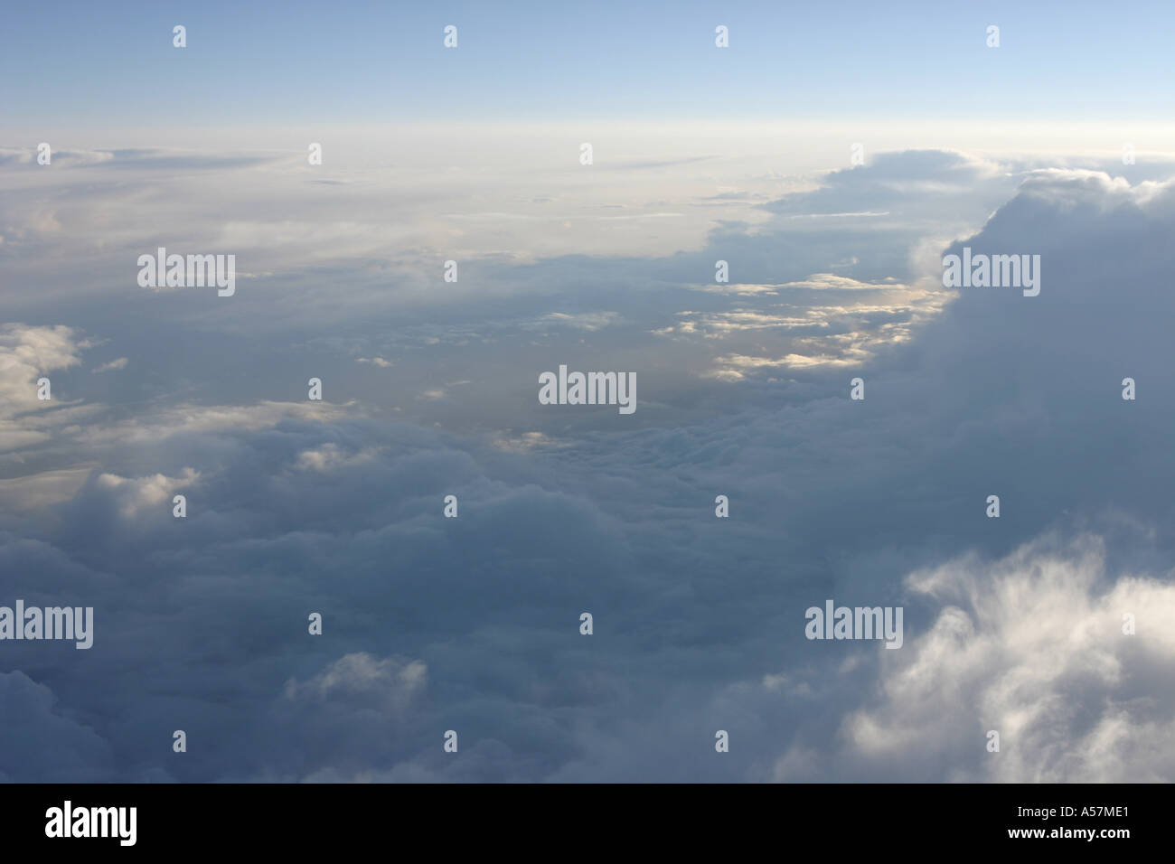 Aerial scenic view of clouds from the air Stock Photo - Alamy