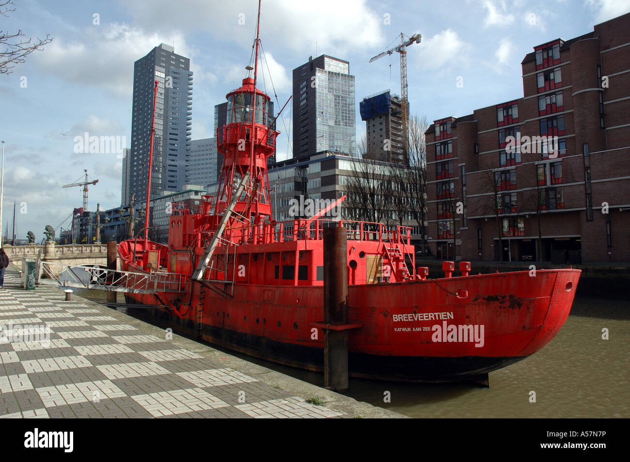 Lightship, Wijnhaven, Rotterdam, Netherlands Stock Photo - Alamy