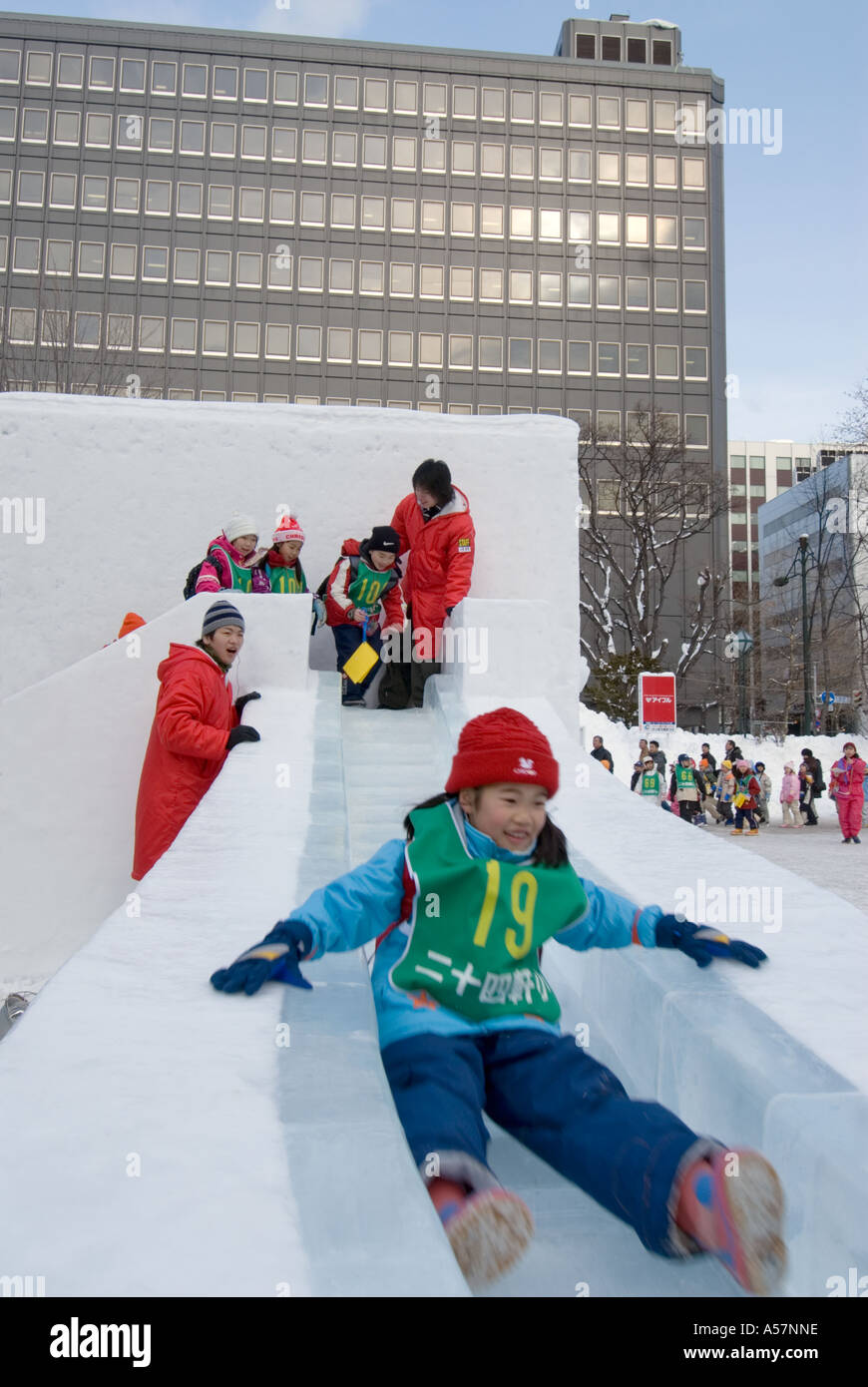 Sapporo snow festival and children hi-res stock photography and images ...