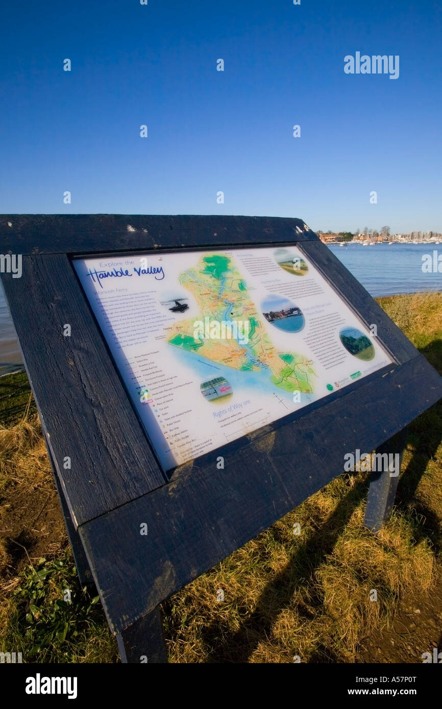 River hamble map hi-res stock photography and images - Alamy