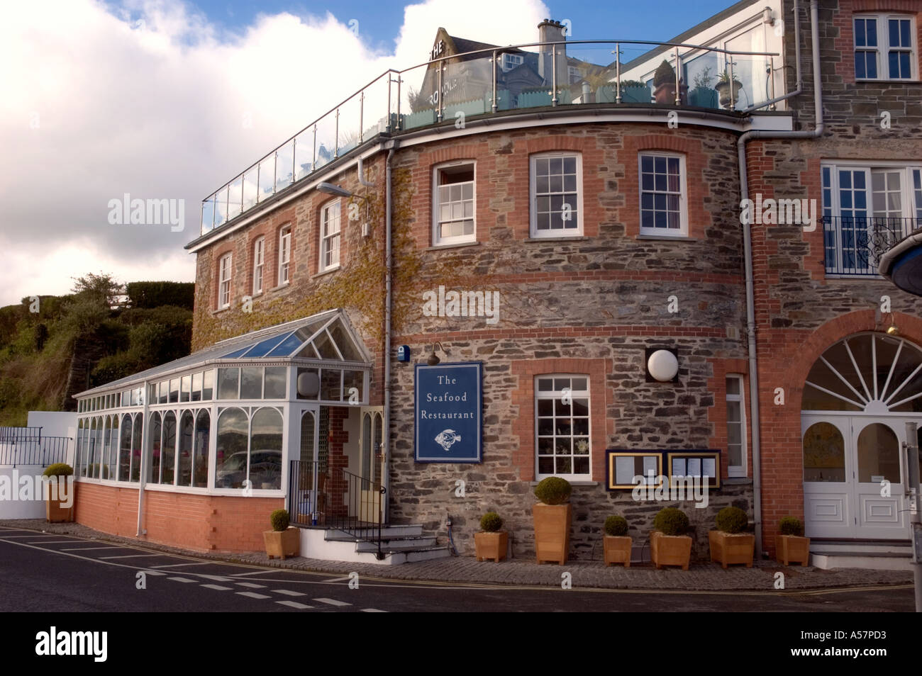 Rick Steins Seafood Restaurant at Padstow Cornwall England Stock Photo ...