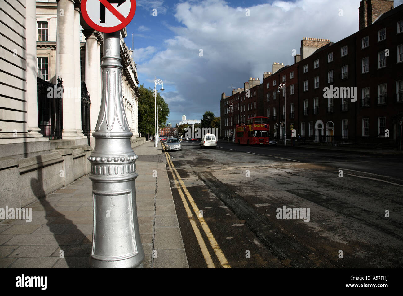 Merrion street up, Dublin Stock Photo - Alamy