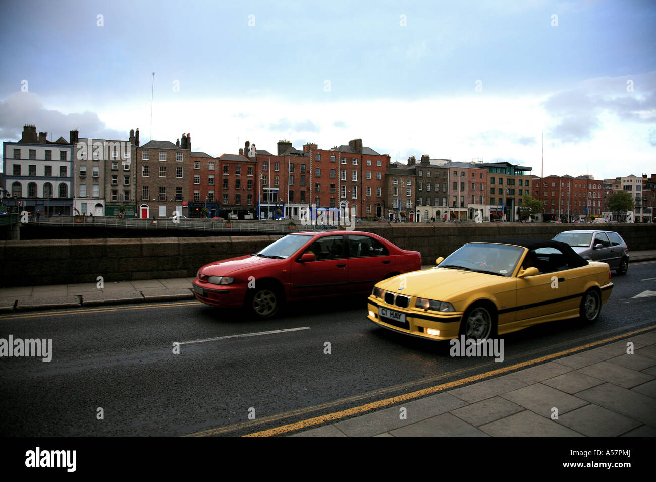 Burgh Quay embarkment, on the river Liffey, Dublin Stock Photo - Alamy
