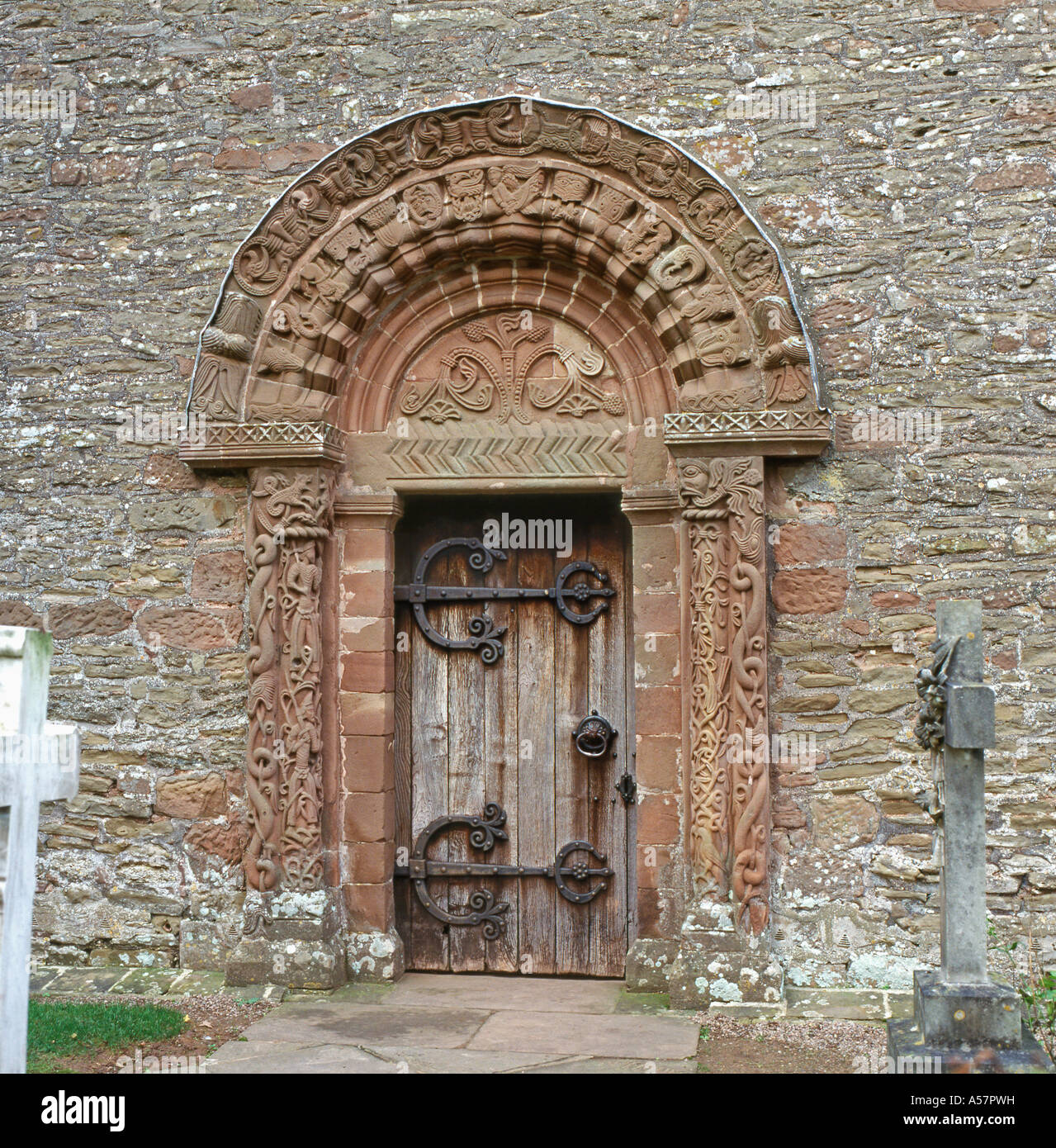 Kilpeck church hi-res stock photography and images - Alamy