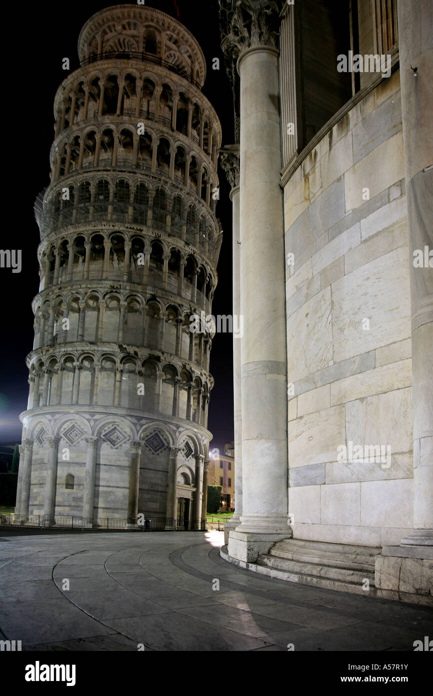 Night view of “Tower of pisa” Stock Photo - Alamy
