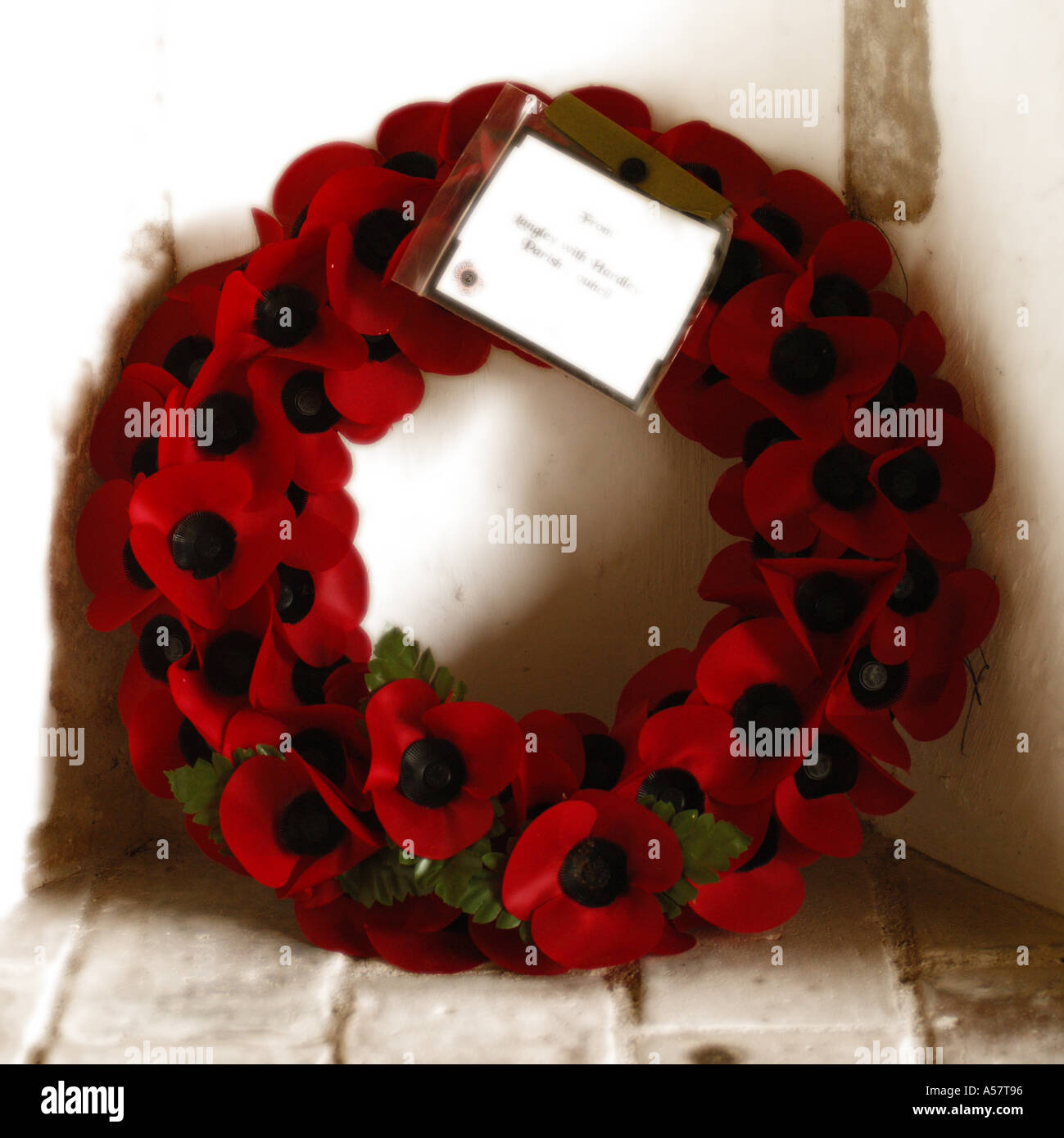 Remembrance Wreath Stock Photo - Alamy