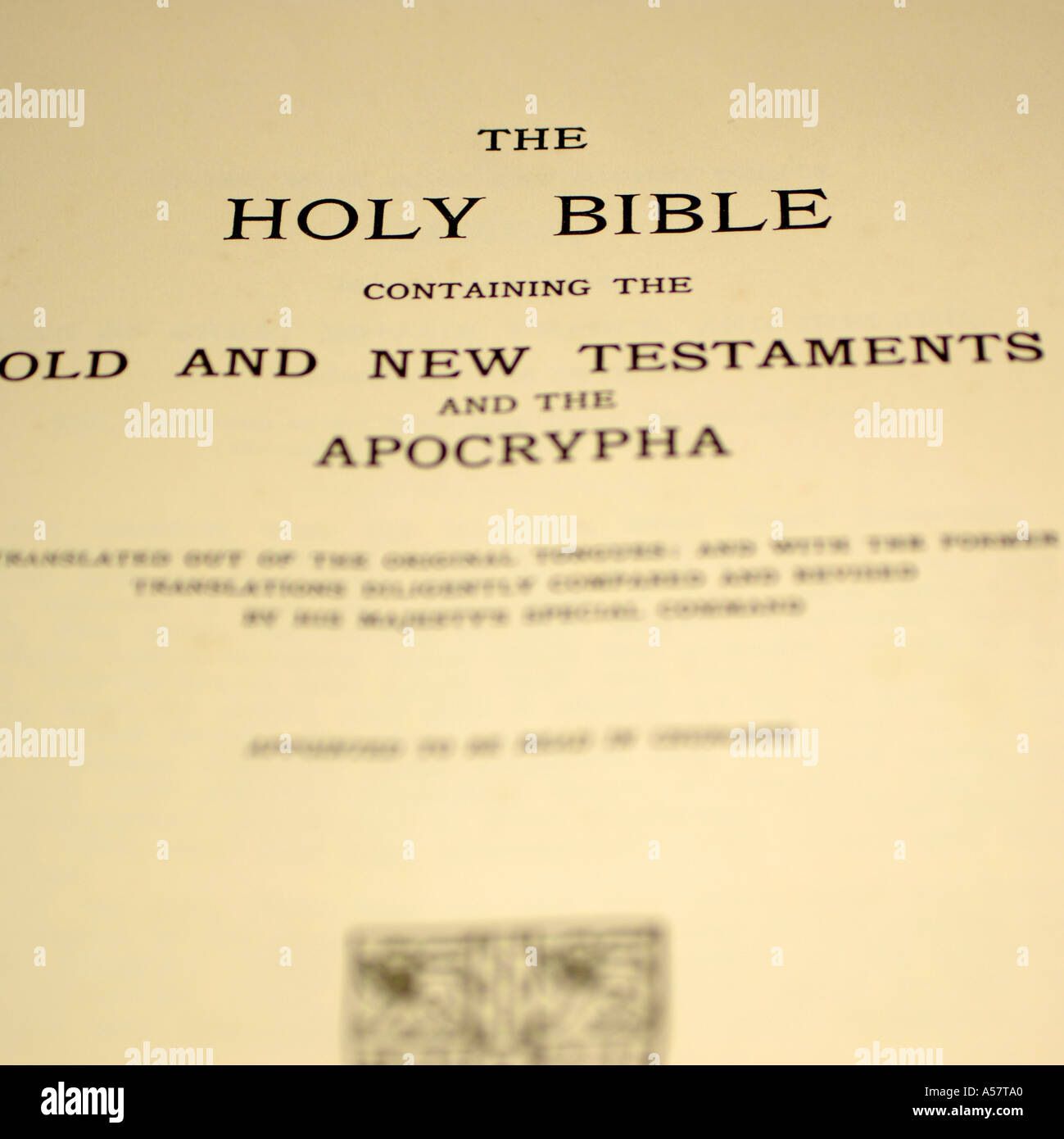 Apocrypha hi-res stock photography and images - Alamy
