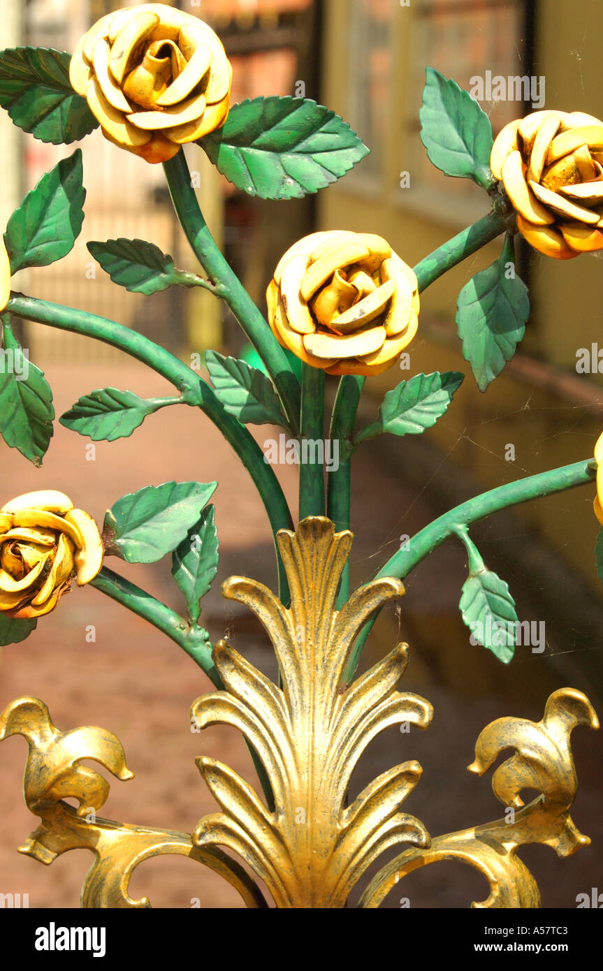 Close up of elaborate Iron Work Stock Photo - Alamy