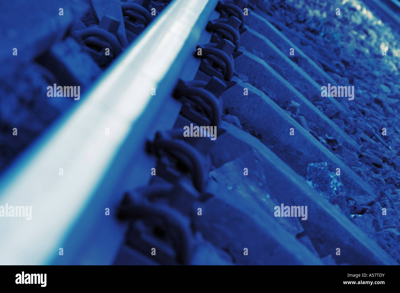 railway track closeup Stock Photo - Alamy