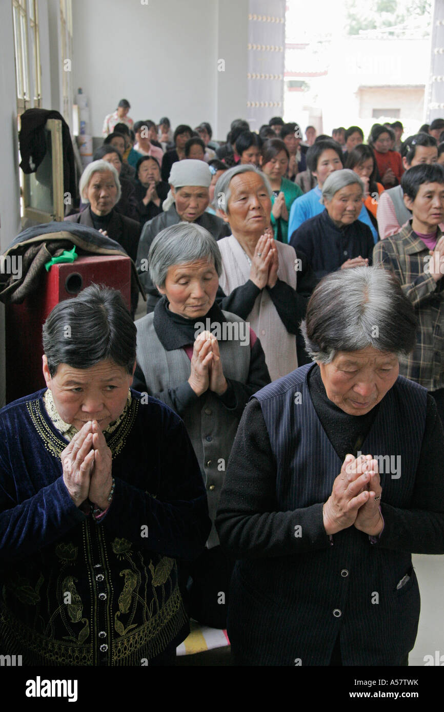 Painet jf5564 china sunday mass catholic church ludung village diocese ...