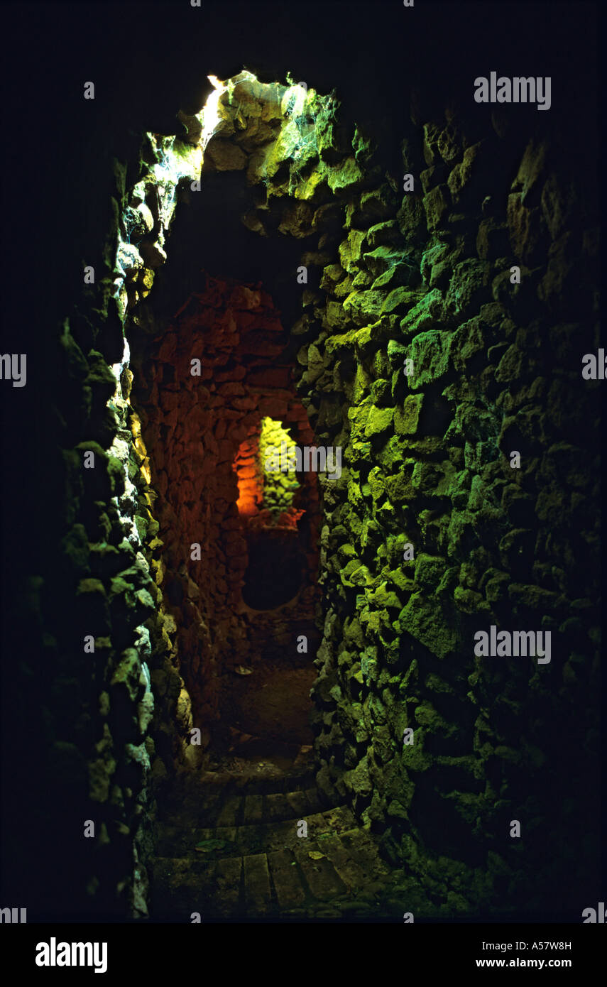 Grotto passage at Corpusty Mill Norfolk England UK Stock Photo - Alamy