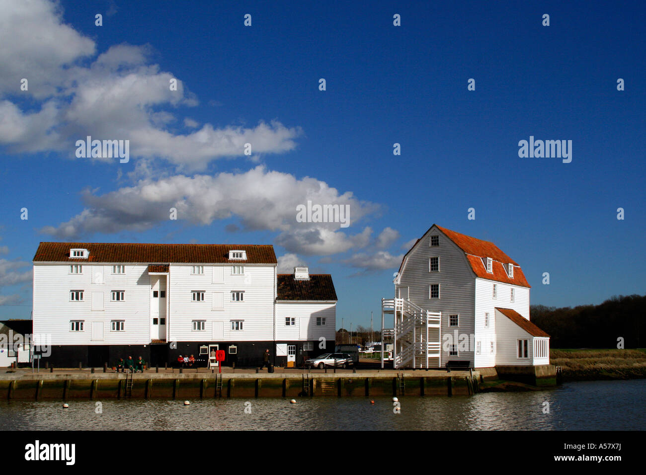 Woodbridge Tide Mill on the River Deben Woodbridge Suffolk UK Stock ...