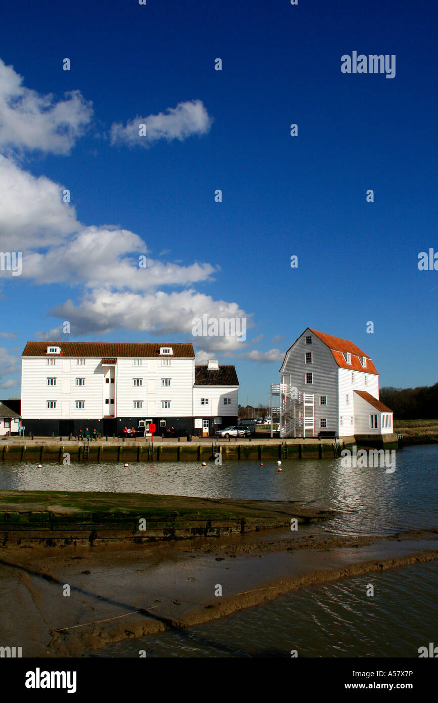 Woodbridge Tide Mill on the River Deben Woodbridge Suffolk UK Stock ...