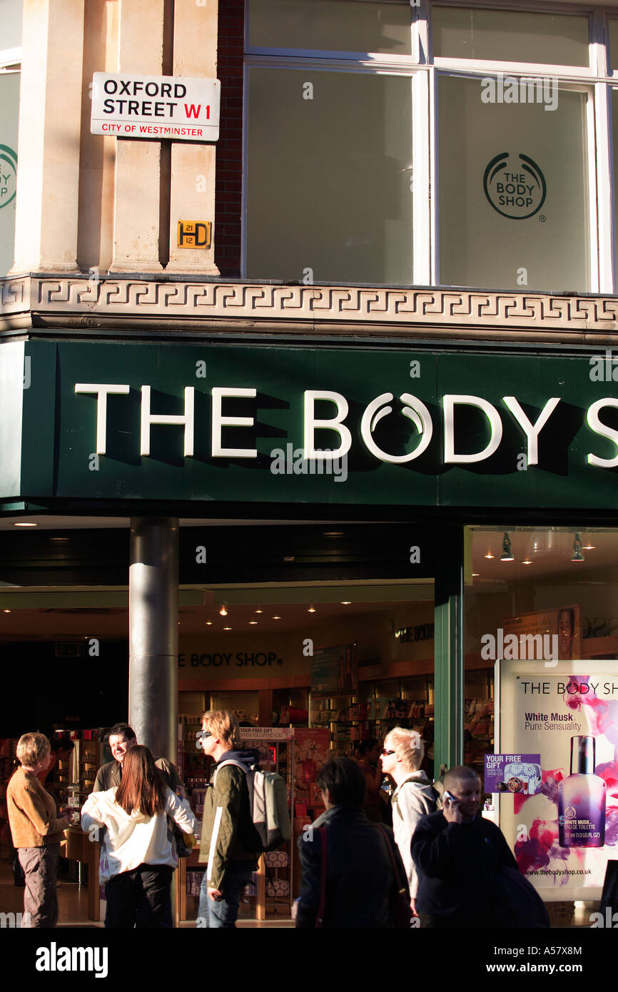 Body shop oxford street hi-res stock photography and images - Alamy