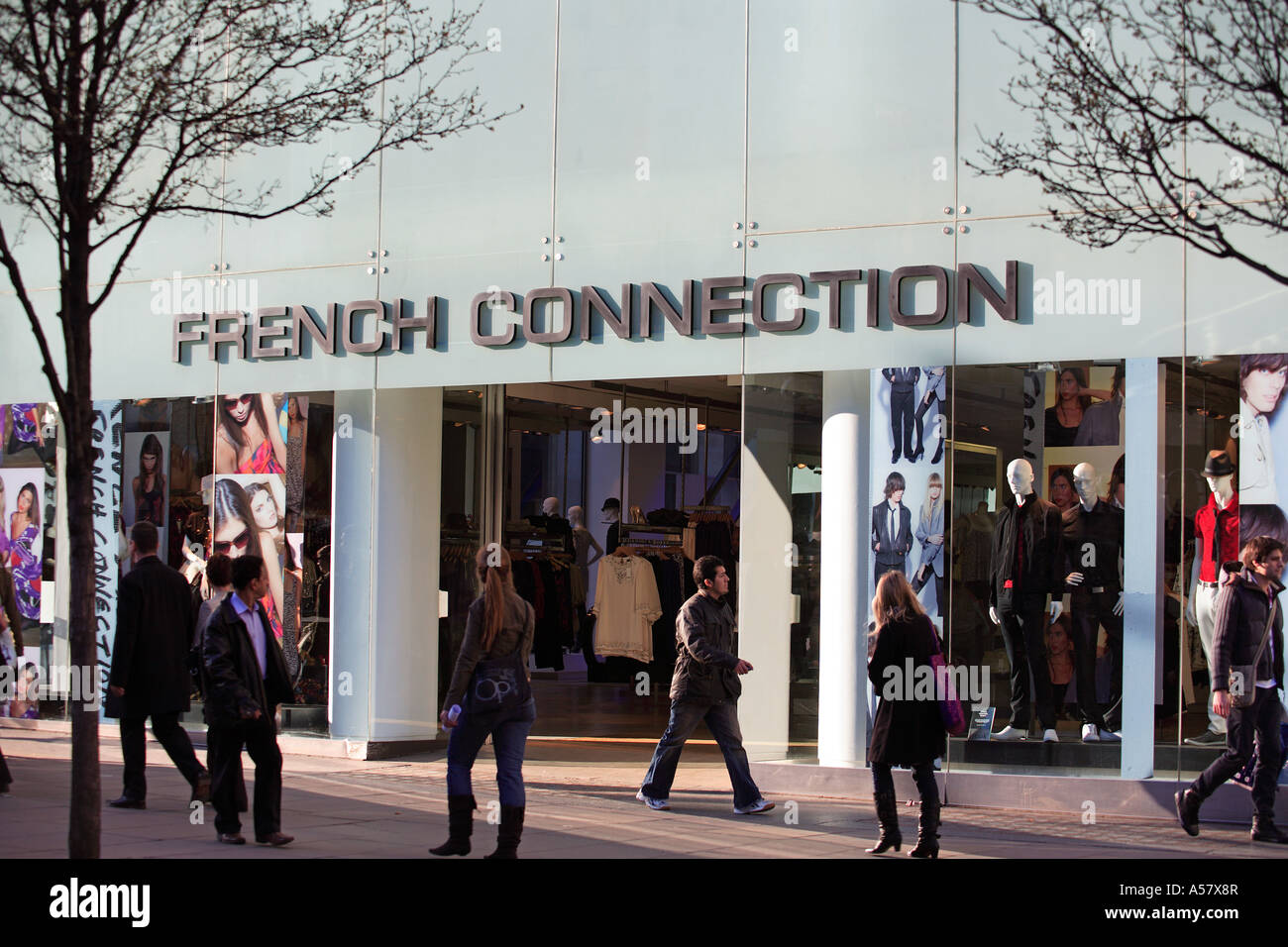 united kingdom central london w1 oxford street Stock Photo - Alamy