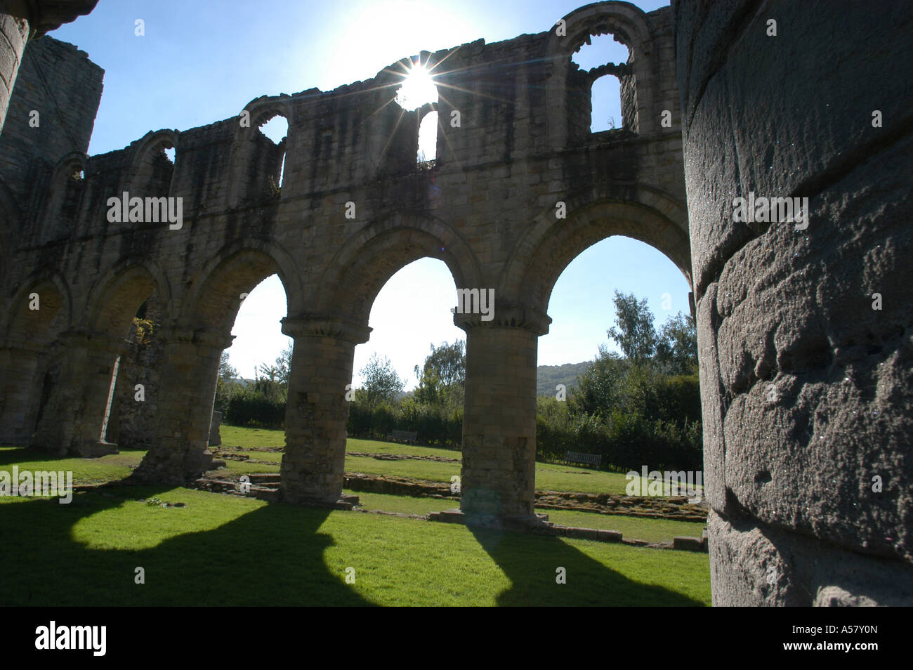 Buildwas Abbey ruins, Shropshire England UK Stock Photo - Alamy