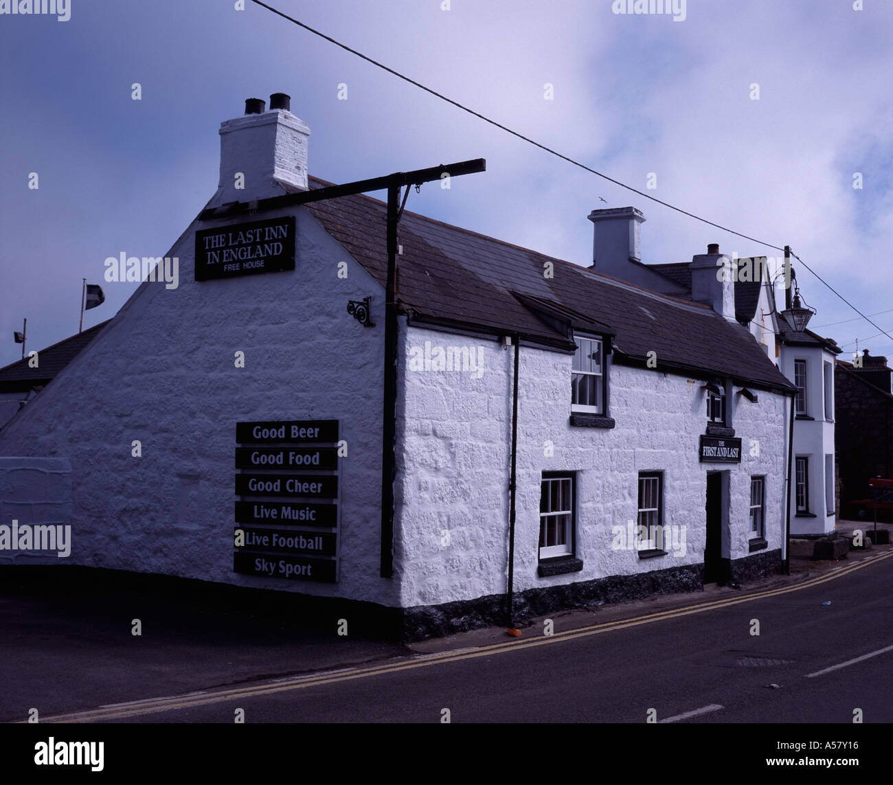 The first and last house inn hi-res stock photography and images - Alamy