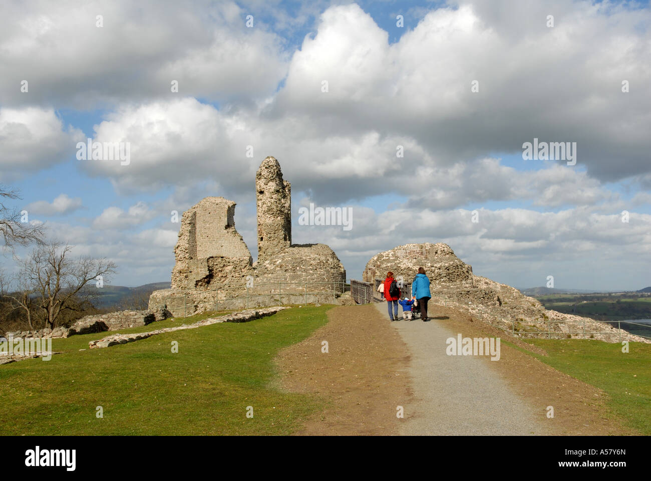 Montgomery Castle, Powys, Wales, UK Stock Photo - Alamy