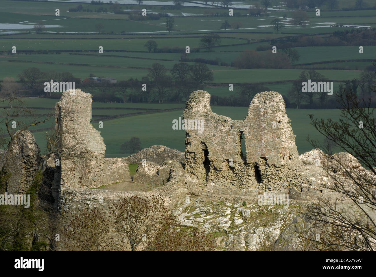 Montgomery wales view hi-res stock photography and images - Alamy