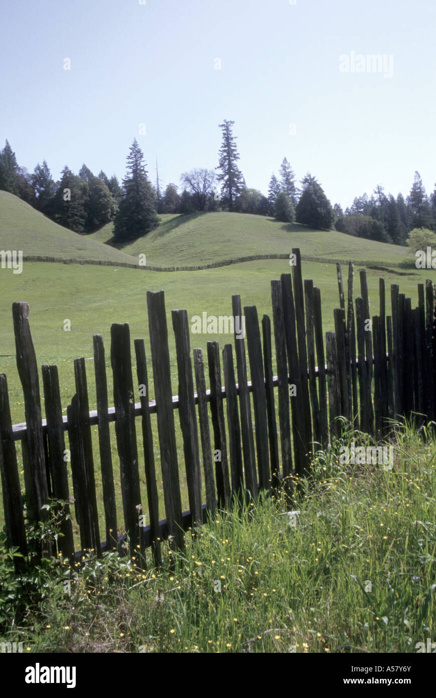 Painet ha2057 4144 rural landscape comptche mendocino county california ...