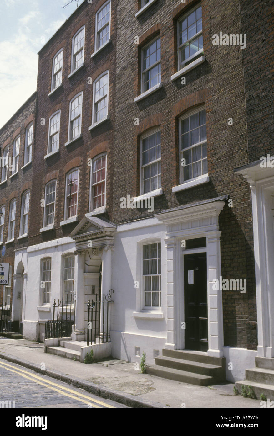 Elder Street Spitalfields London E1 England four storey early Georgian ...