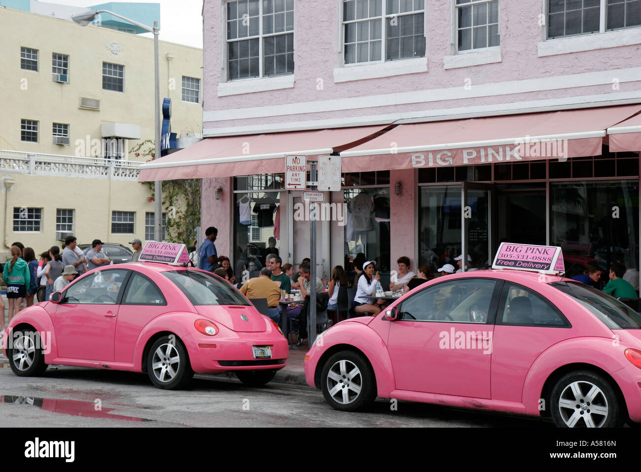 Miami Beach Florida,Collins Avenue,Big Pink,restaurant restaurants food ...