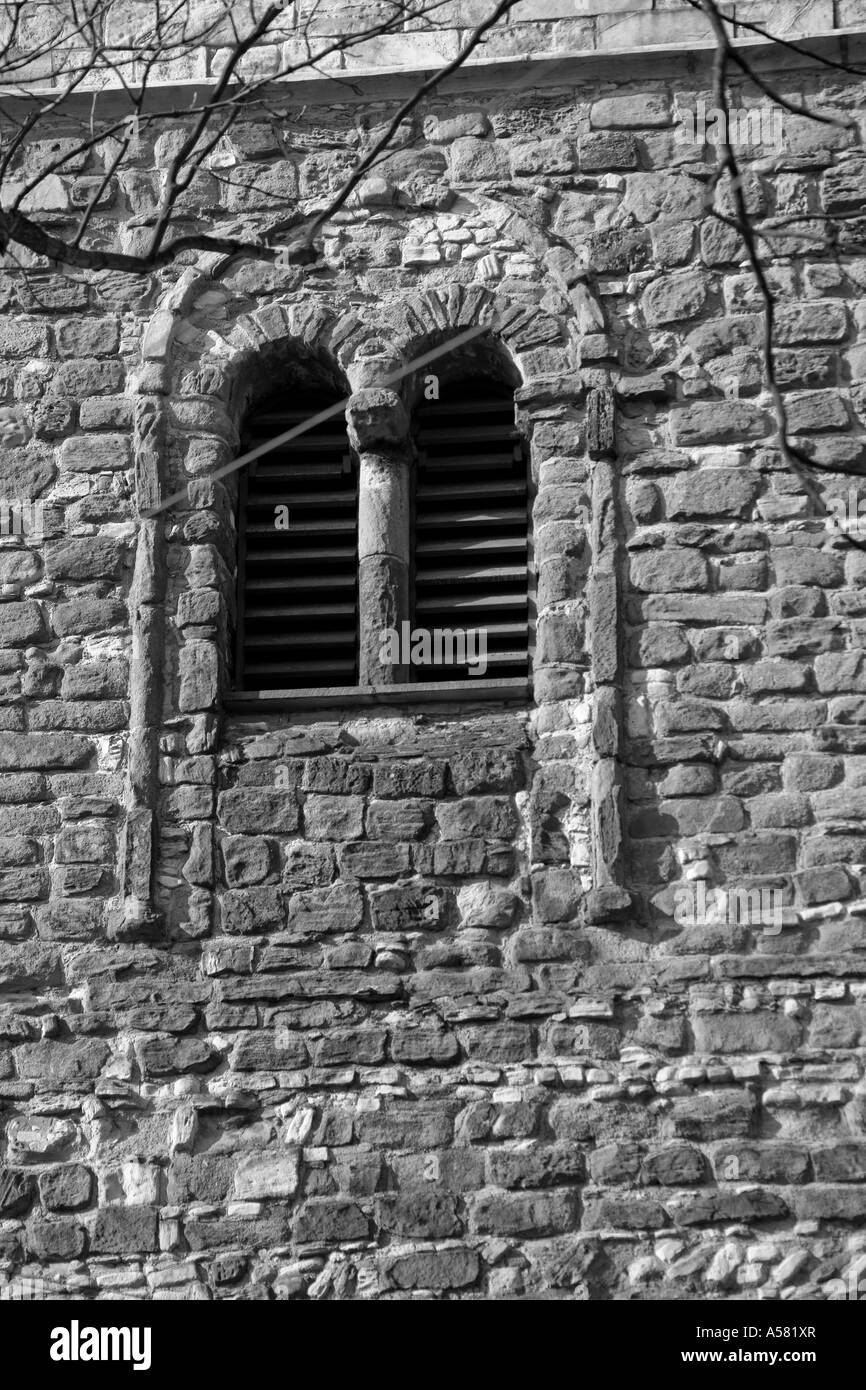 Anglo Saxon bell opening on the tower of Saint Mary Bishophill Junior ...