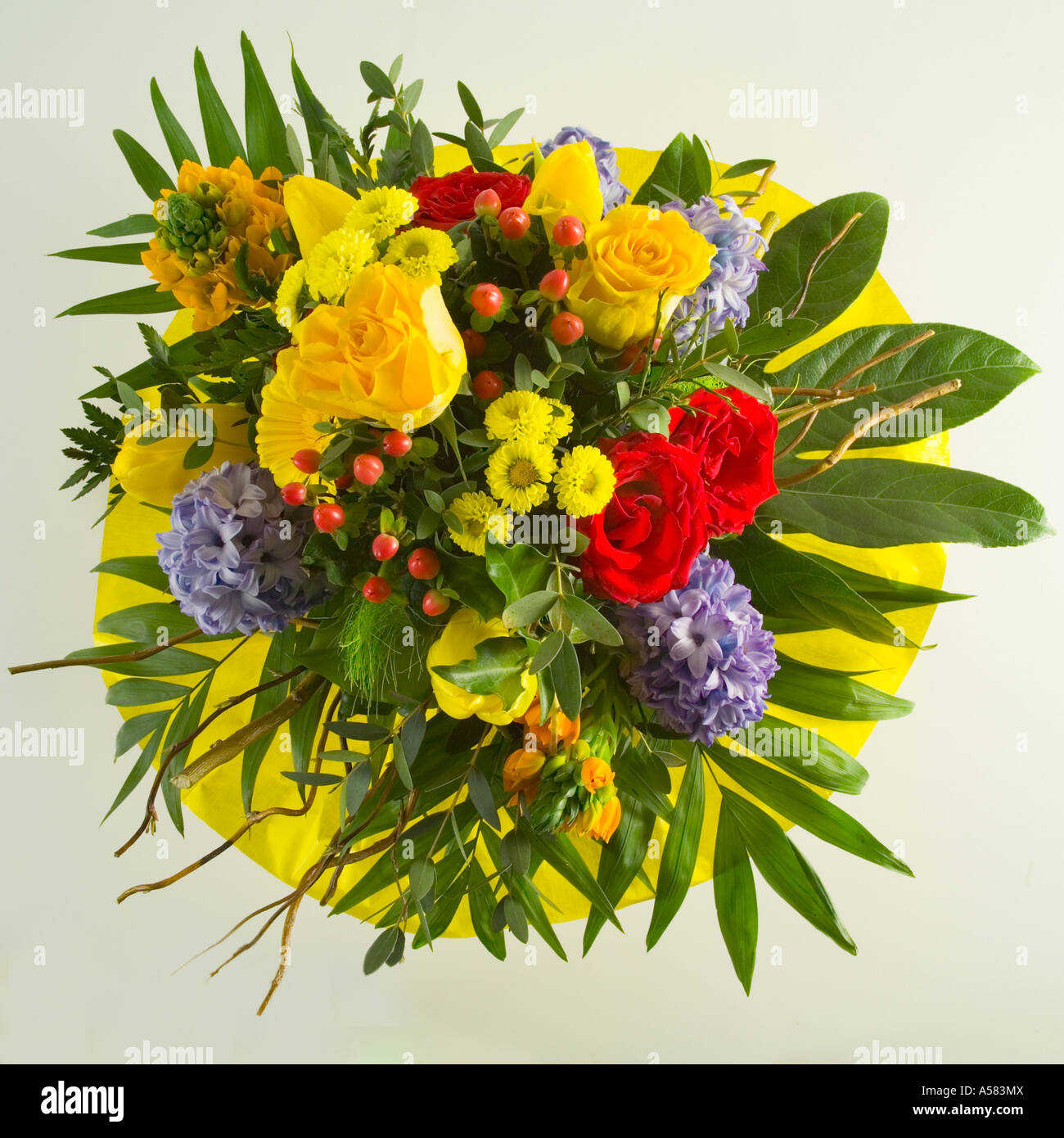 Colourful flower bouquet Stock Photo - Alamy