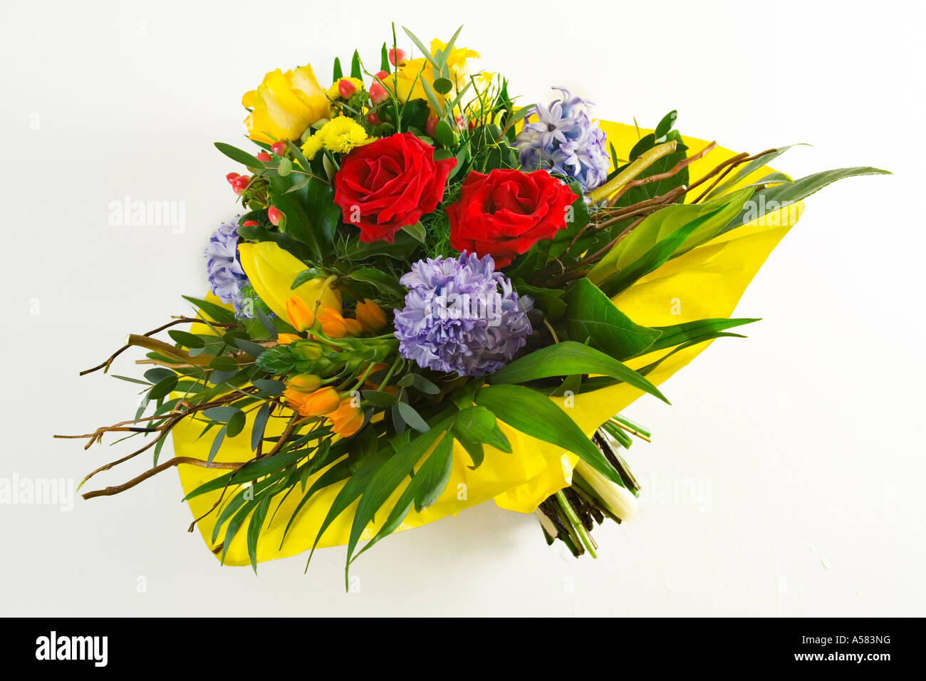 Colourful flower bouquet Stock Photo - Alamy