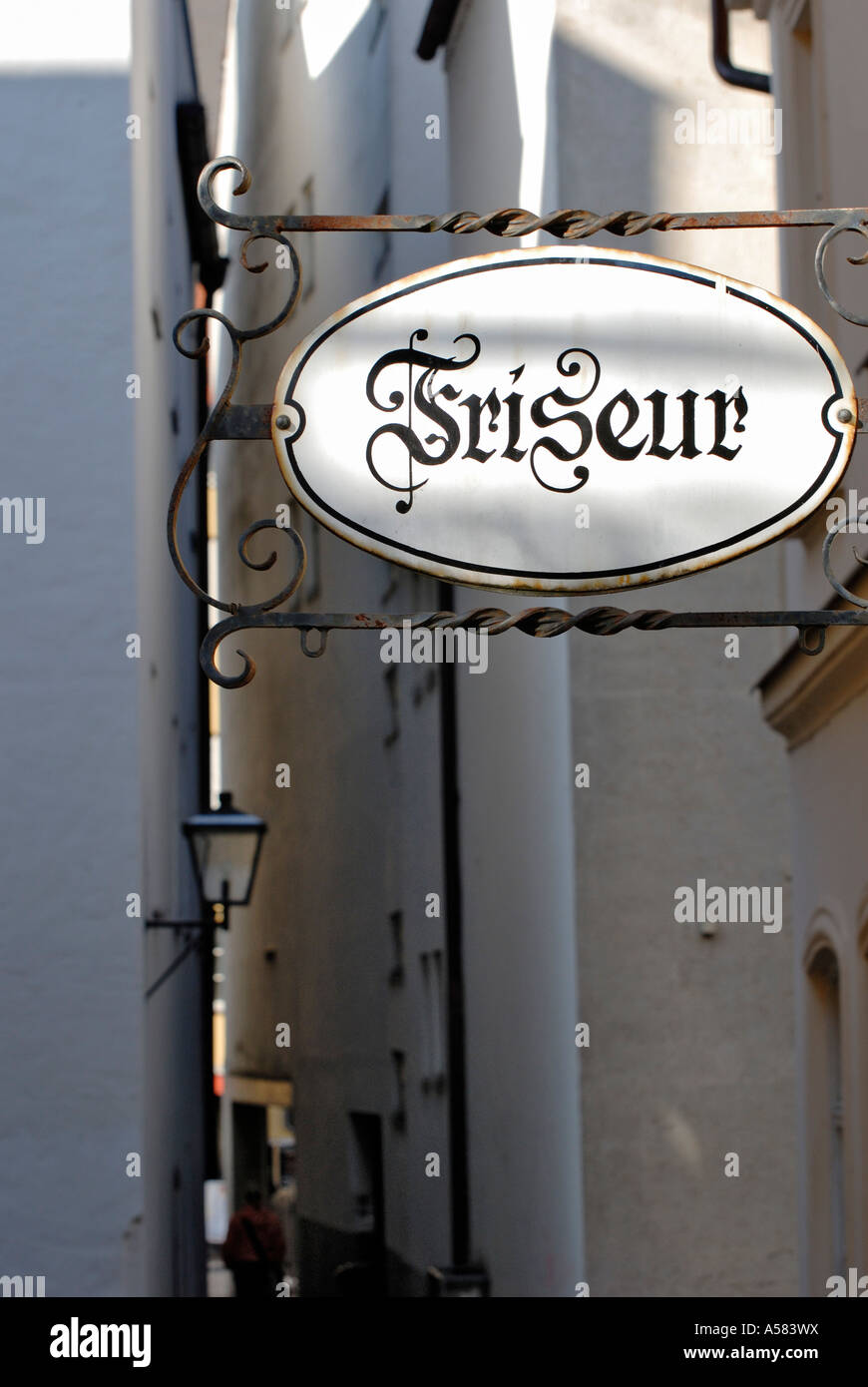 Barber shop sign germany hi-res stock photography and images - Alamy