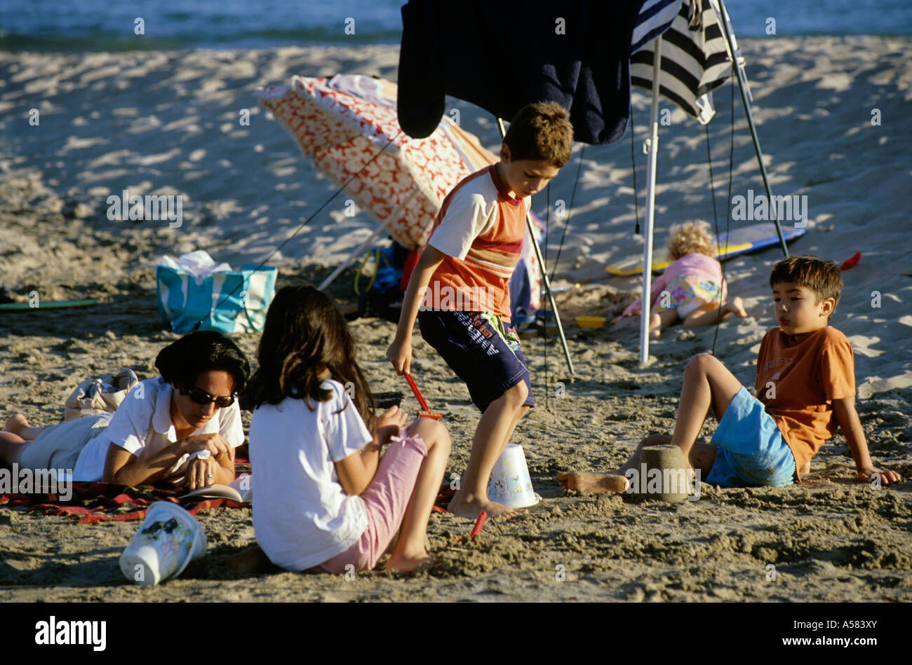 Children 8 9 Sunbathing High Resolution Stock Photography and Images ...