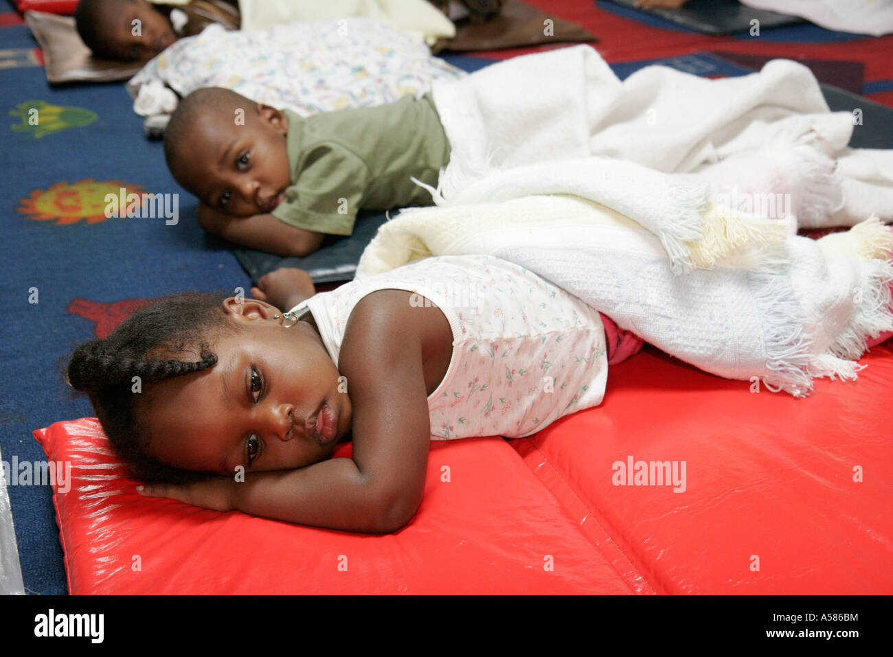 Miami Florida,Little Haiti,Kiddie Academy,inner city day care,nap time ...