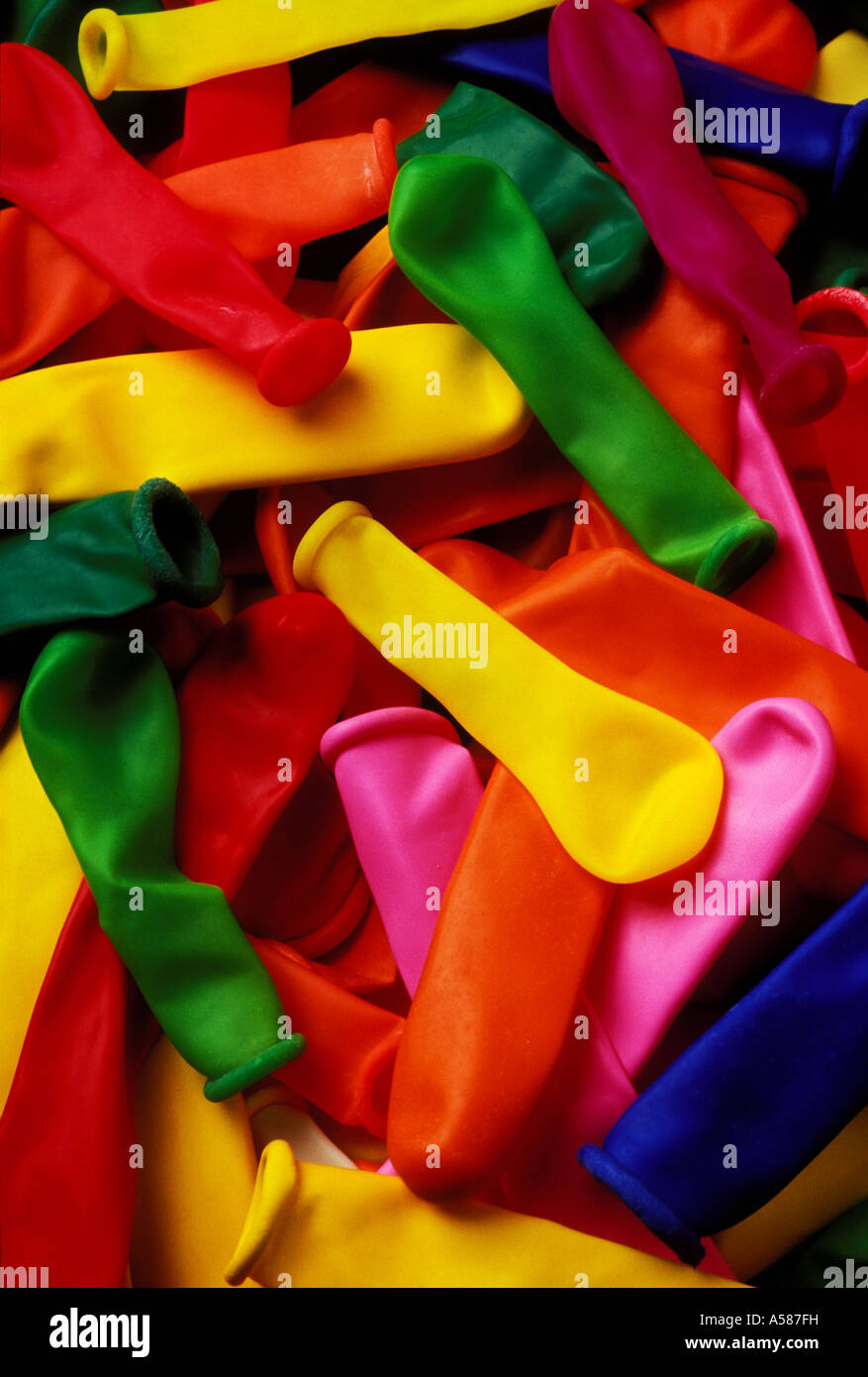 A pile of rubber toy balloons Stock Photo - Alamy