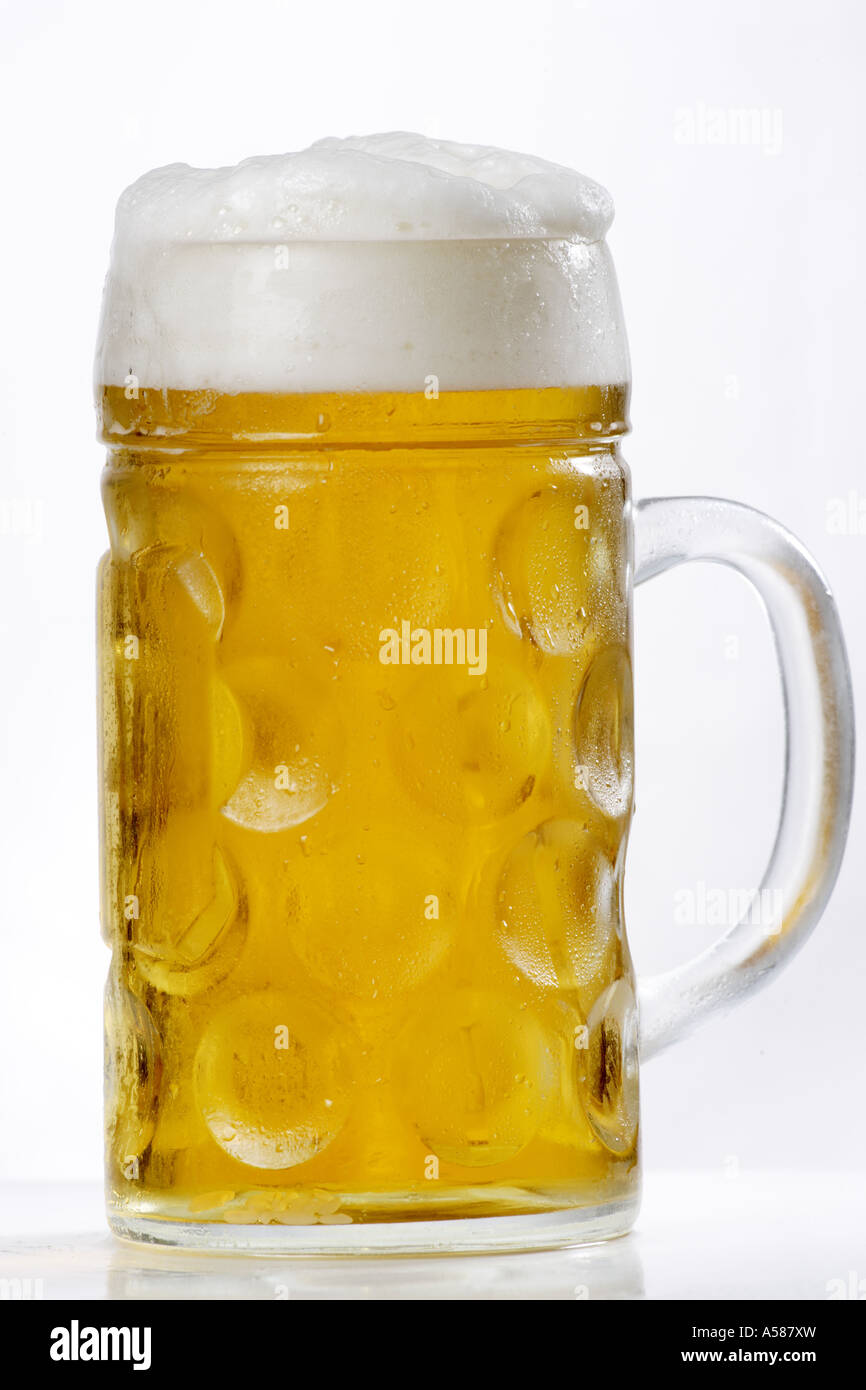 Beer, liter, stein, octoberfest Stock Photo - Alamy