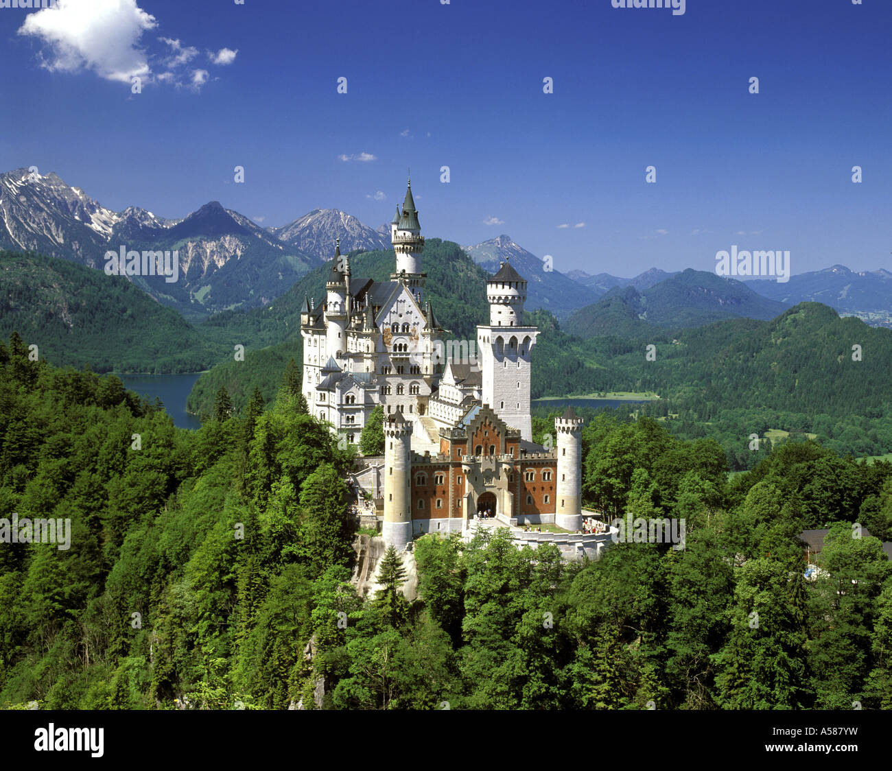 Neuschwanstein castle, bavaria, germany Stock Photo - Alamy