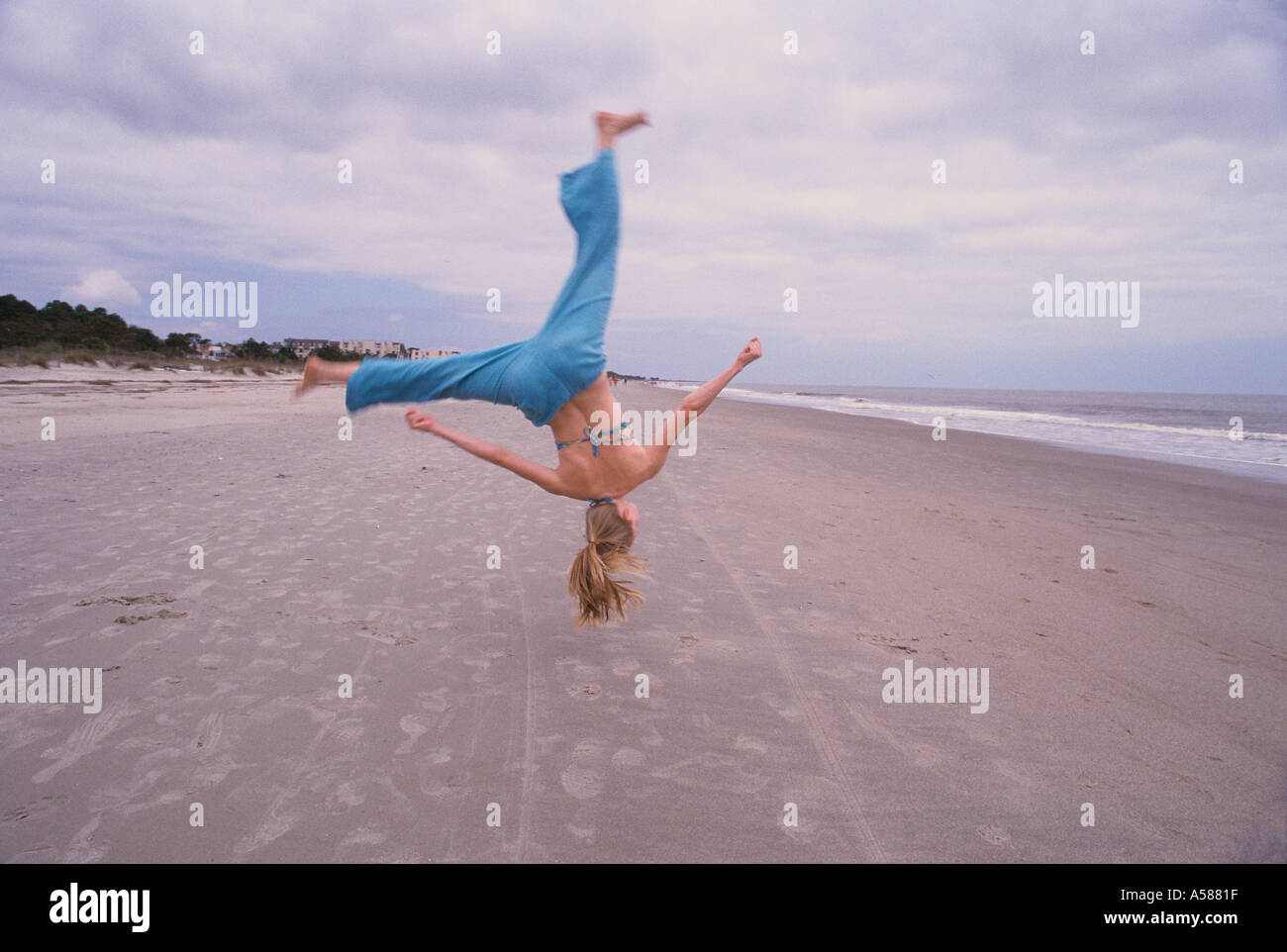 Gymnastics model released hi-res stock photography and images - Alamy