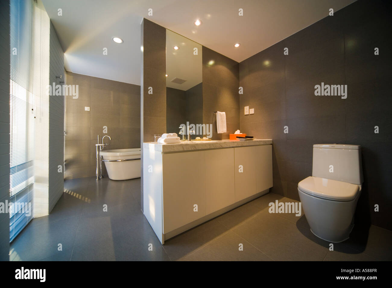 Toilet and bathroom in Forest House 4 Kempinski Commune by the Great ...