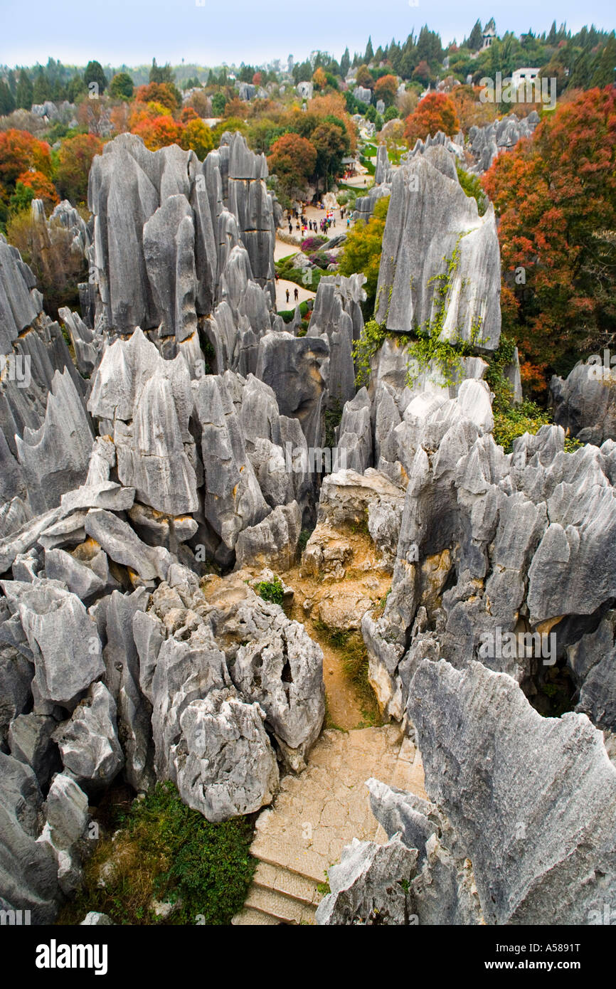 Shilin Stone Forest Yunnan Province south west China JMH2111 Stock ...