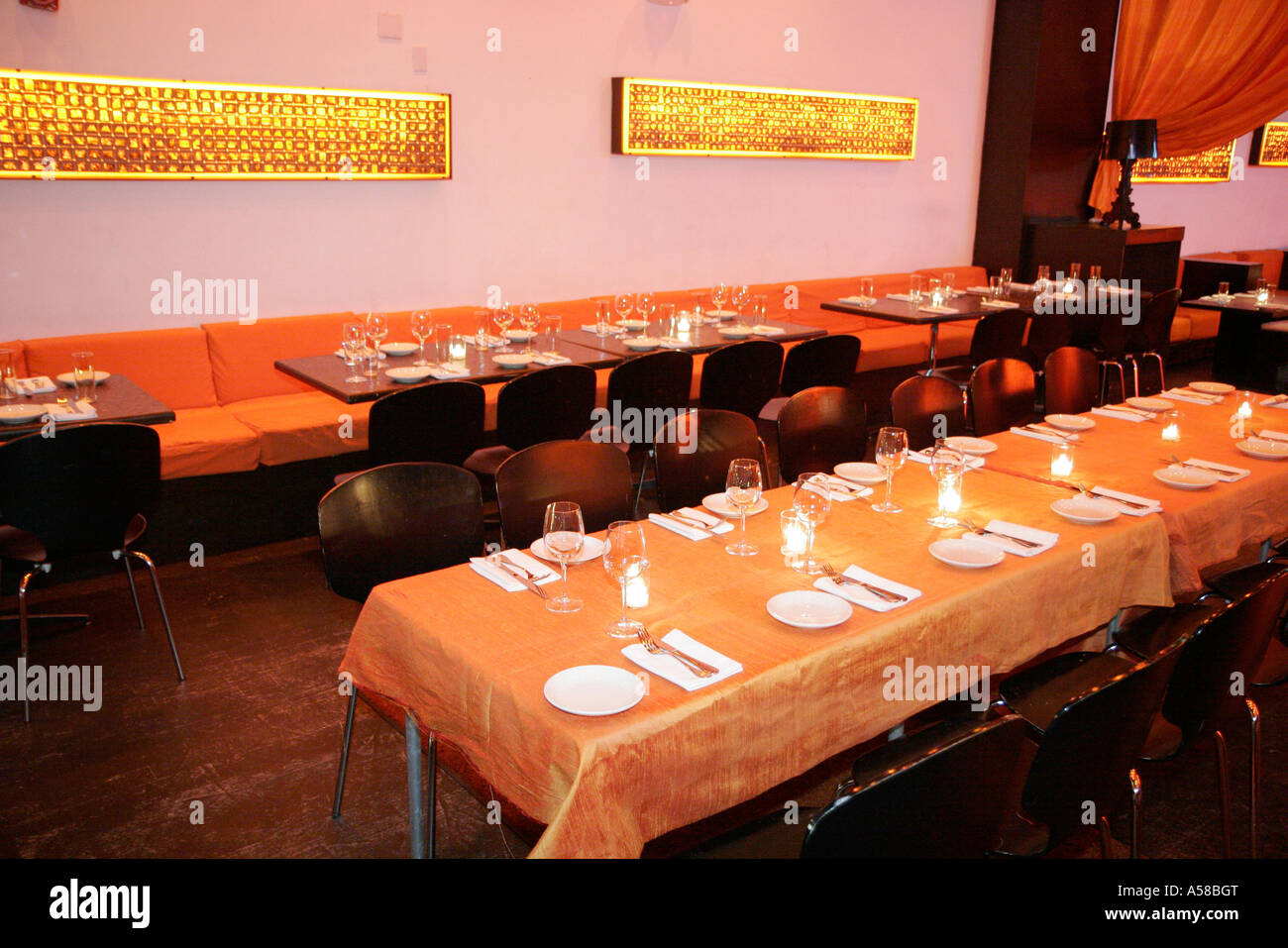 Miami Beach Florida,Lincoln Road Mall,Restaurant interior,table ...